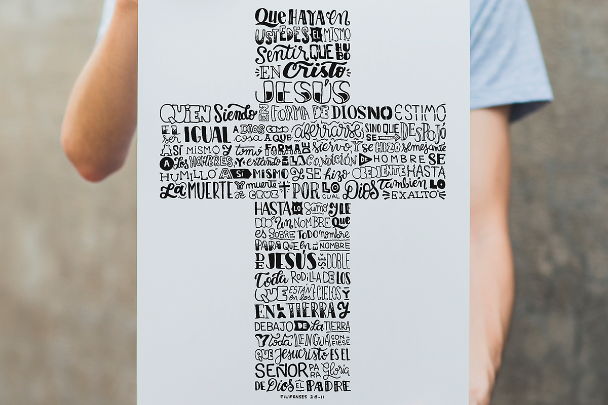 Cruz - Lettering Poster, an Illustration by Franco Fuentes | Creative ...