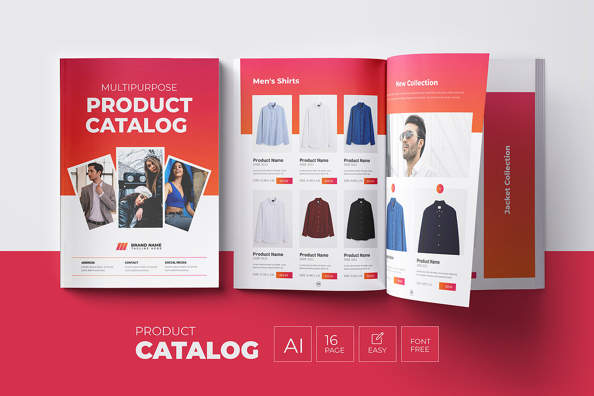 Multipurpose Product Catalog | Creative Market