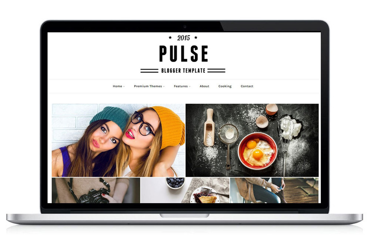 Pulse ResponsiveBlogger Template, a Websites & App Template by bthemez