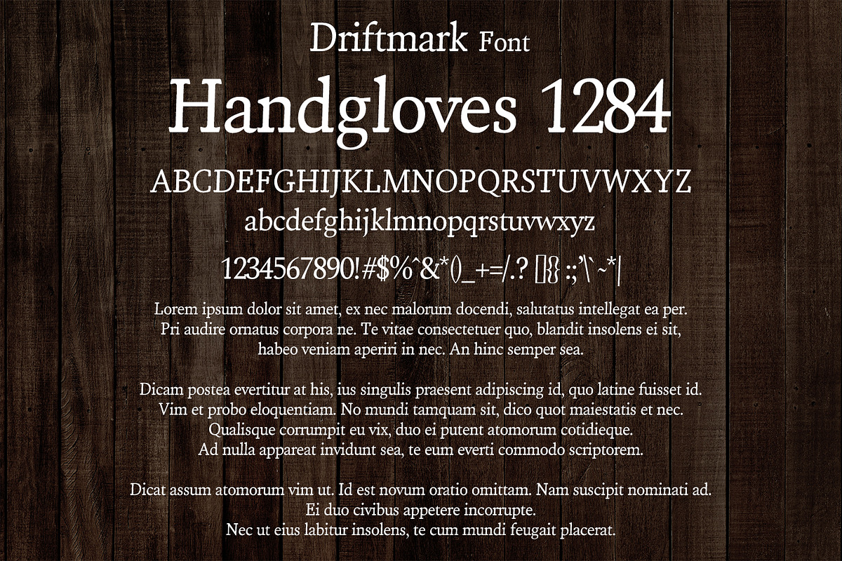 Driftmark Font, a Font by Eldamar Studio