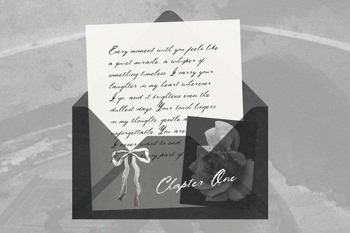 Chapter One Messy Vintage Script Font