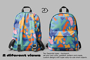 Backpack Mockup Set, a Wearable Device Mockup by 2dsight