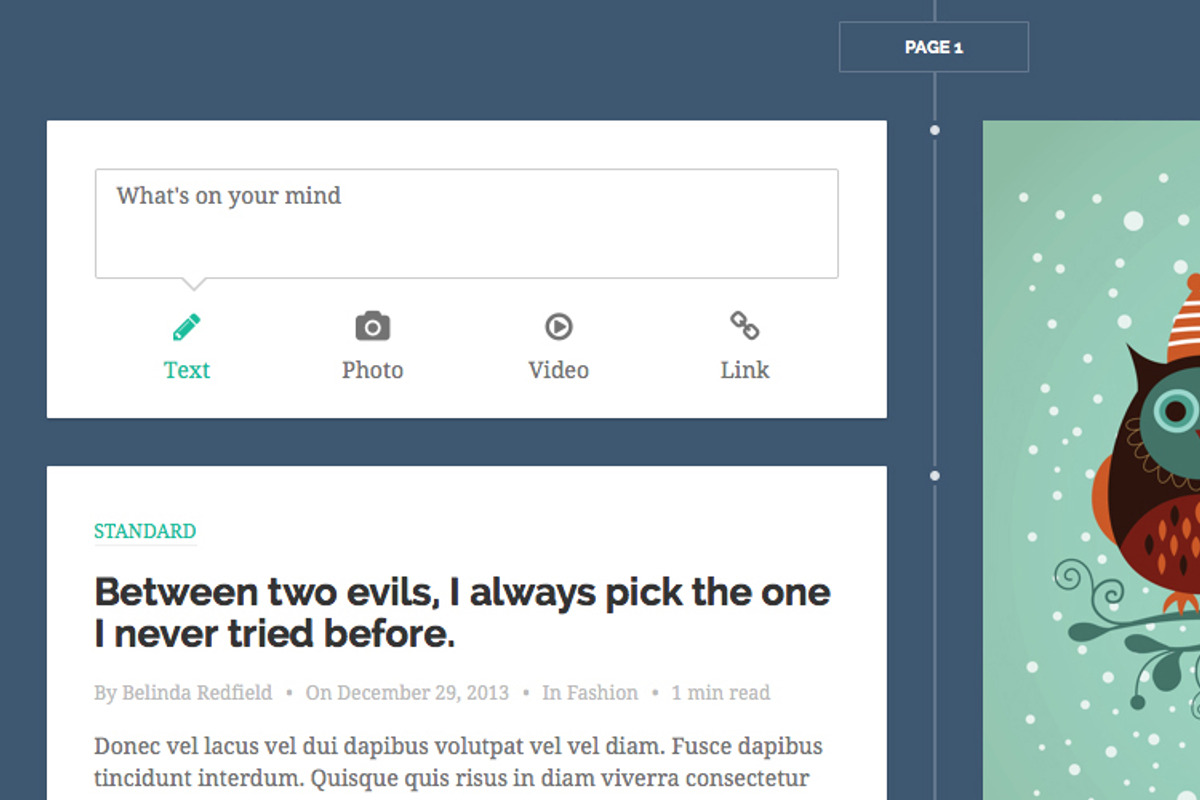 WordPress theme DW Timeline Pro, a WordPress Template by DesignWall
