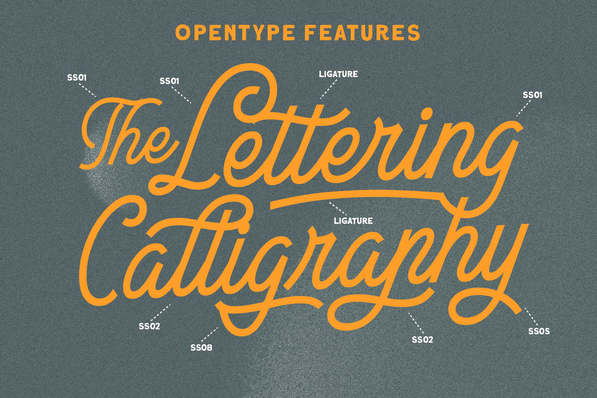 Adanta - Super Monoline Script, a Script Font by Letterhend Studio