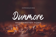 Dunmore Handwritten-Font, a Script Font by albi.letters