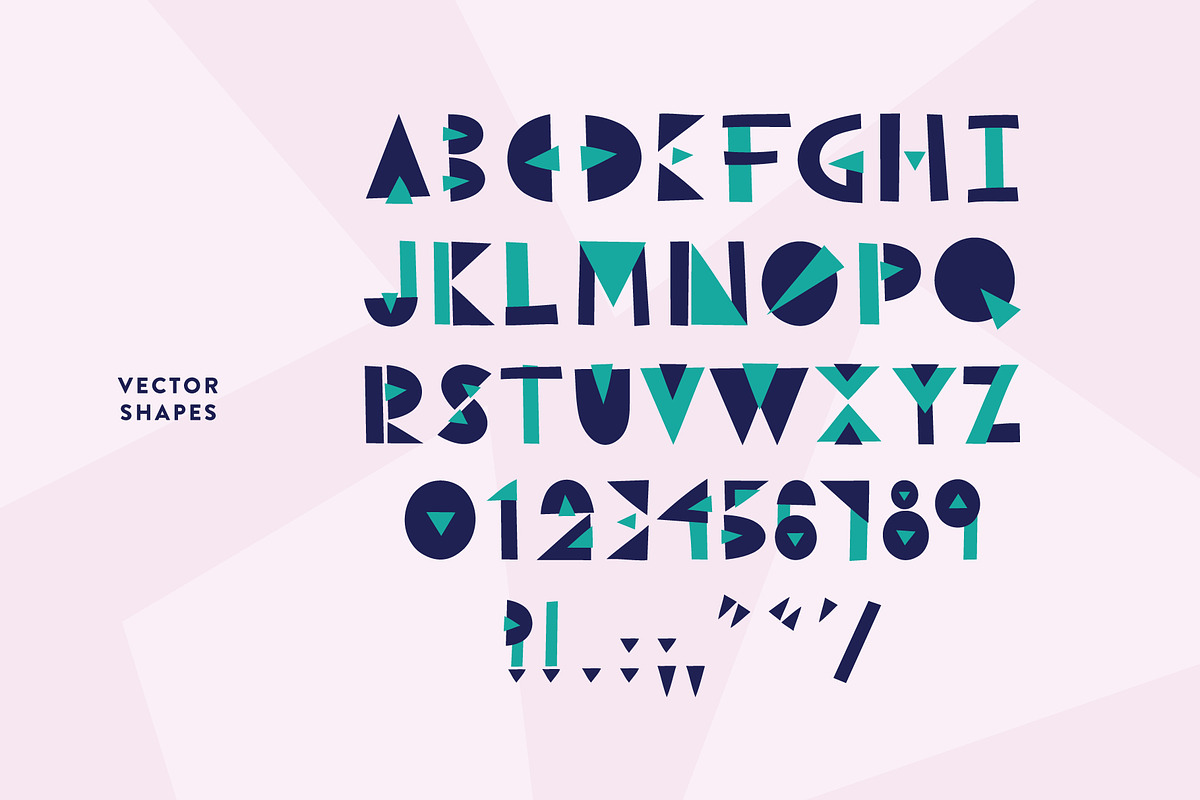Break Thru - Geometric Font, a Sans Serif Font by Jordan Dale Young