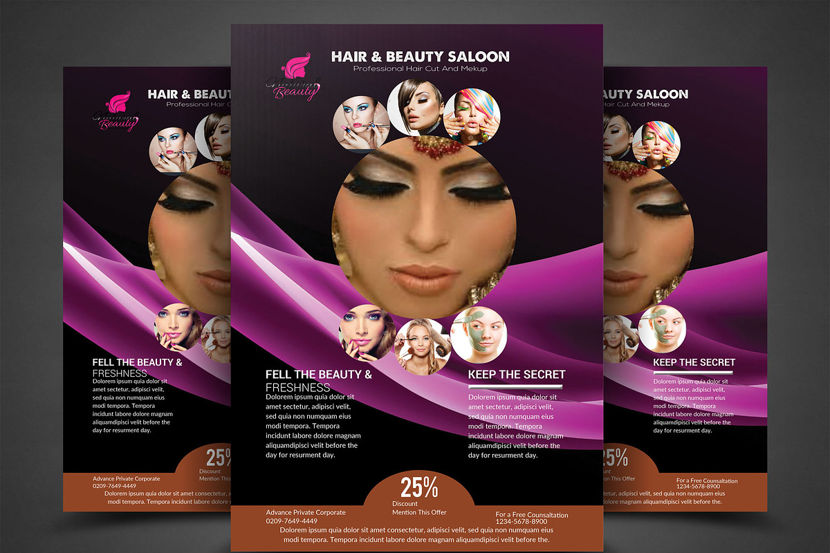 Beauty Flyer, a Flyer Template by graphicforest
