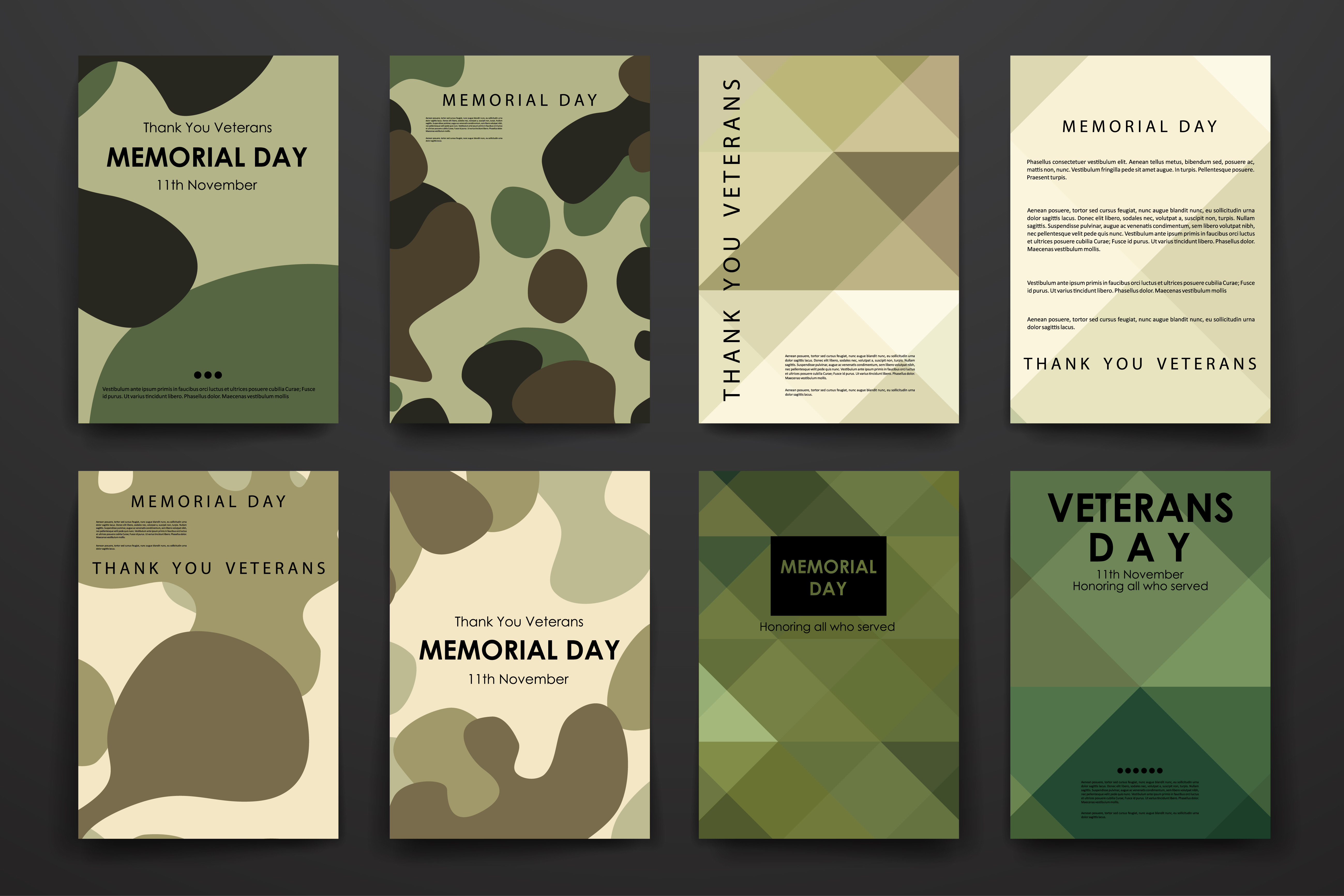 Veterans day. Brochure Templates, a Brochure Template by Palau