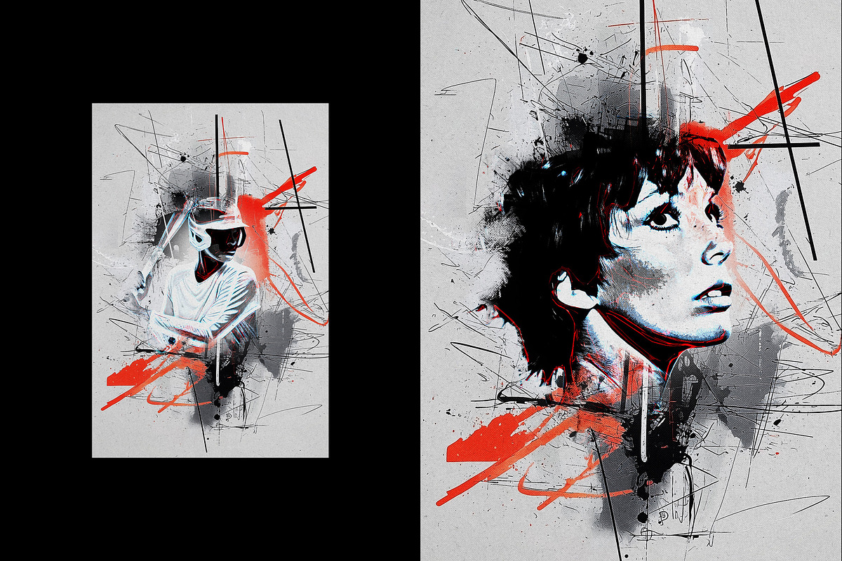 Inky Spots Photo Effect, a Layer Style Add-On by Design Squad