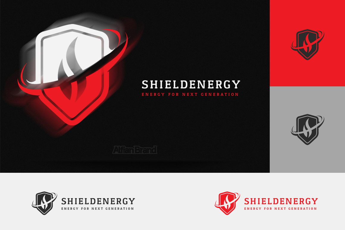 Shield Energy Logo, a Branding & Logo Template by AlfianBrand