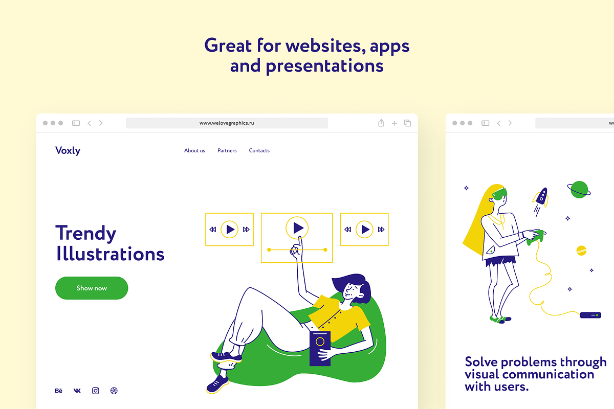 Voxly Illustrations Collection