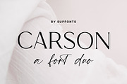Carson Modern Serif Font Duo, a Serif Font by supfonts