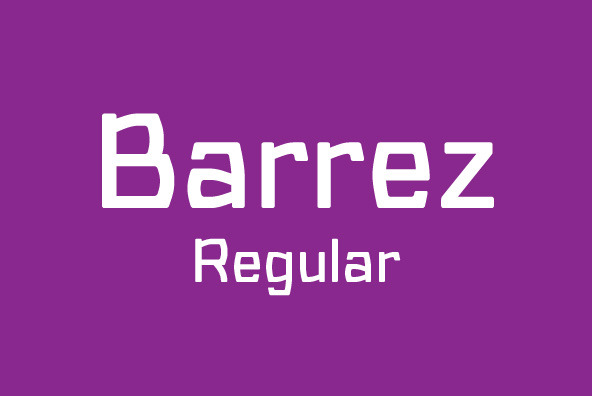 Barrez Regular, a Sans Serif Font by Gaslight