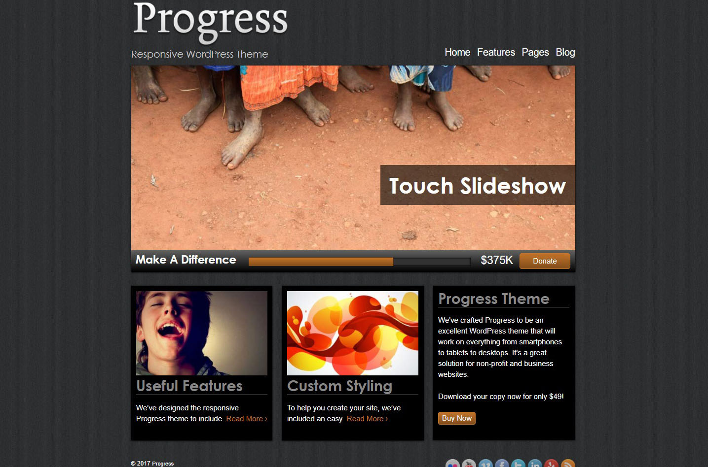 Progress - Nonprofit WordPress Theme, a WordPress Template by Organized ...
