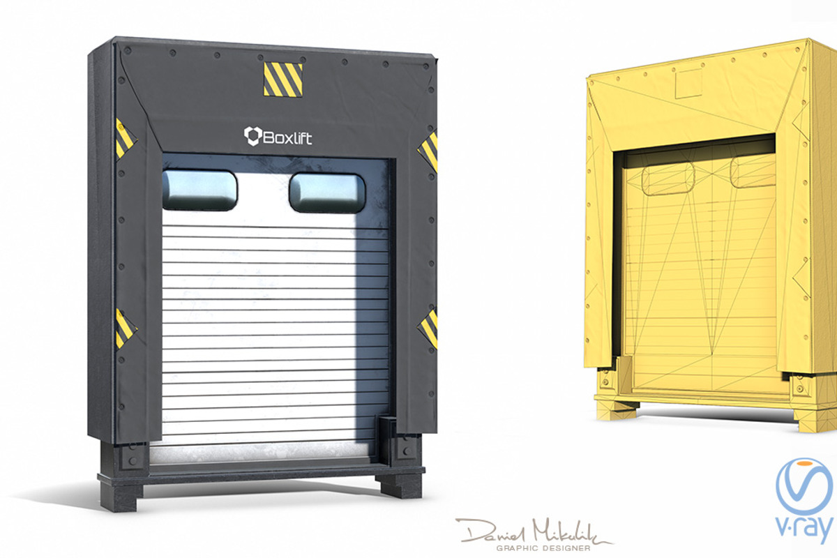 Loading Dock Low Poly PBR, an Architecture 3D Model by Daniel Mikulik