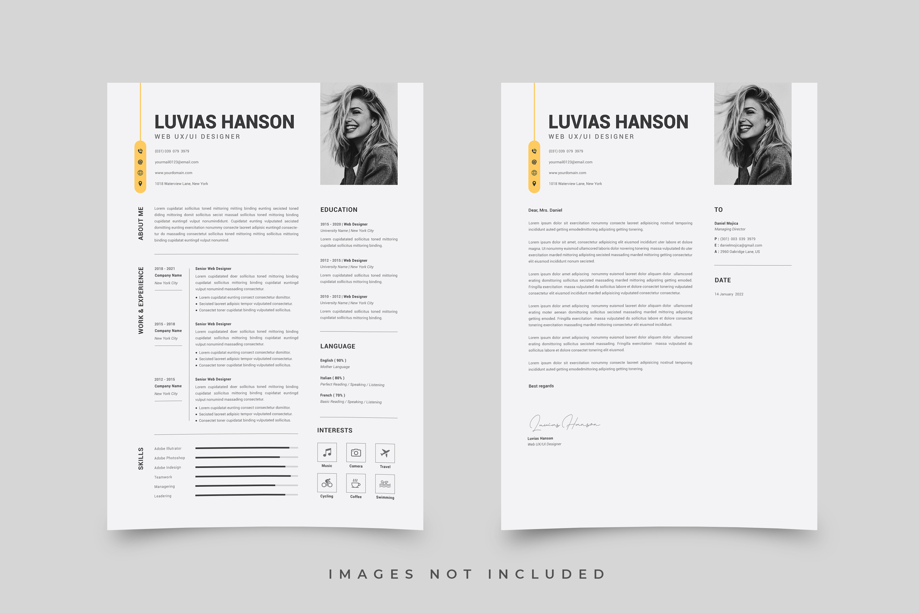 Resume Word, a Resume Template by NanoAgency