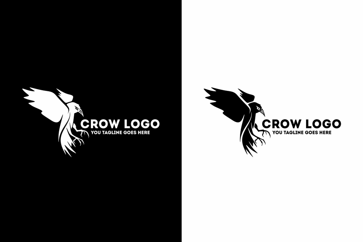 Crow Logo, a Branding & Logo Template by Brandlogo