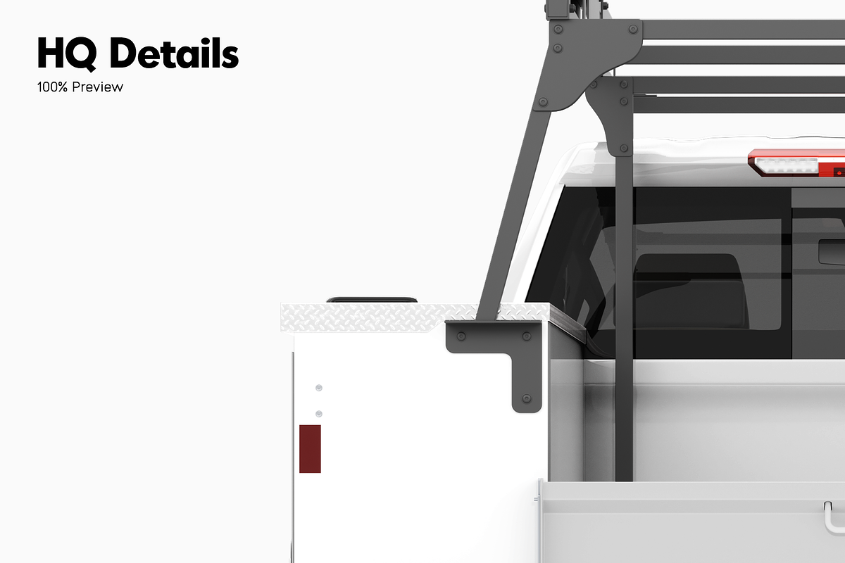 Chevy Silverado Service Body Mockup