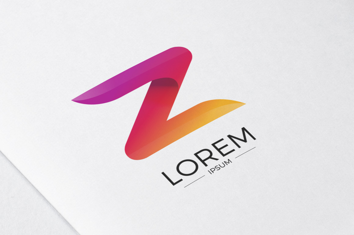 Z Alphabet Abstract letter logo, a Branding & Logo Template by Woo Graphics