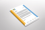 Halio Letterhead Template, a Stationery Template by Dueza.Com