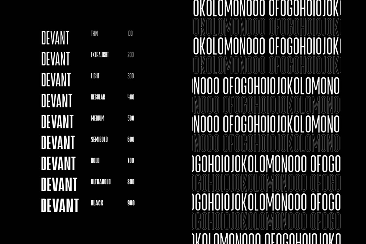Devant pro - Modern Sans-serif Font, a Sans Serif Font by Webhance Studio