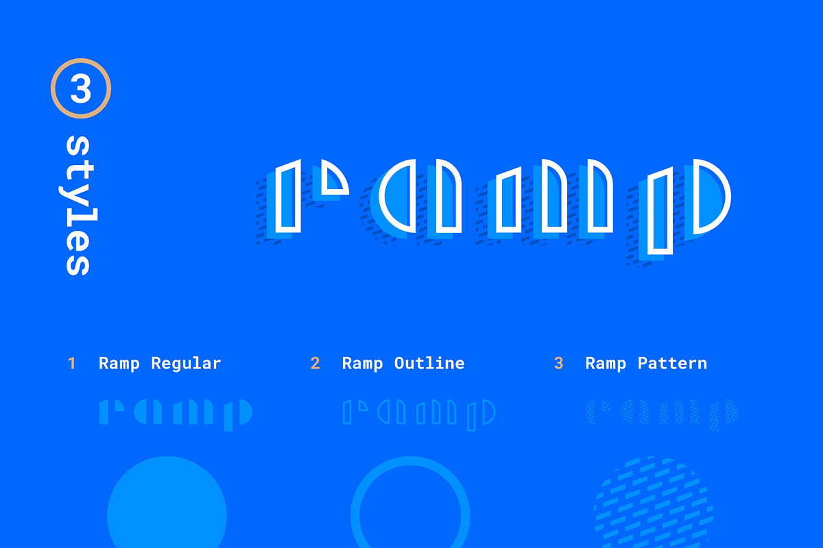Ramp Display Font, a Sans Serif Font by Corey Moen