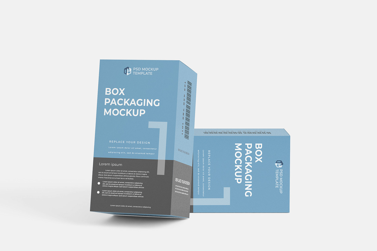 Rectangle Box Packaging Mockup, a Packaging Mockup by tiyasprabawa