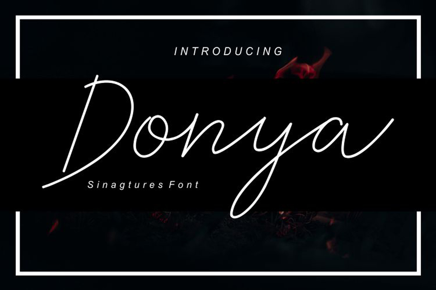 Donya, a Script Font by edcreative