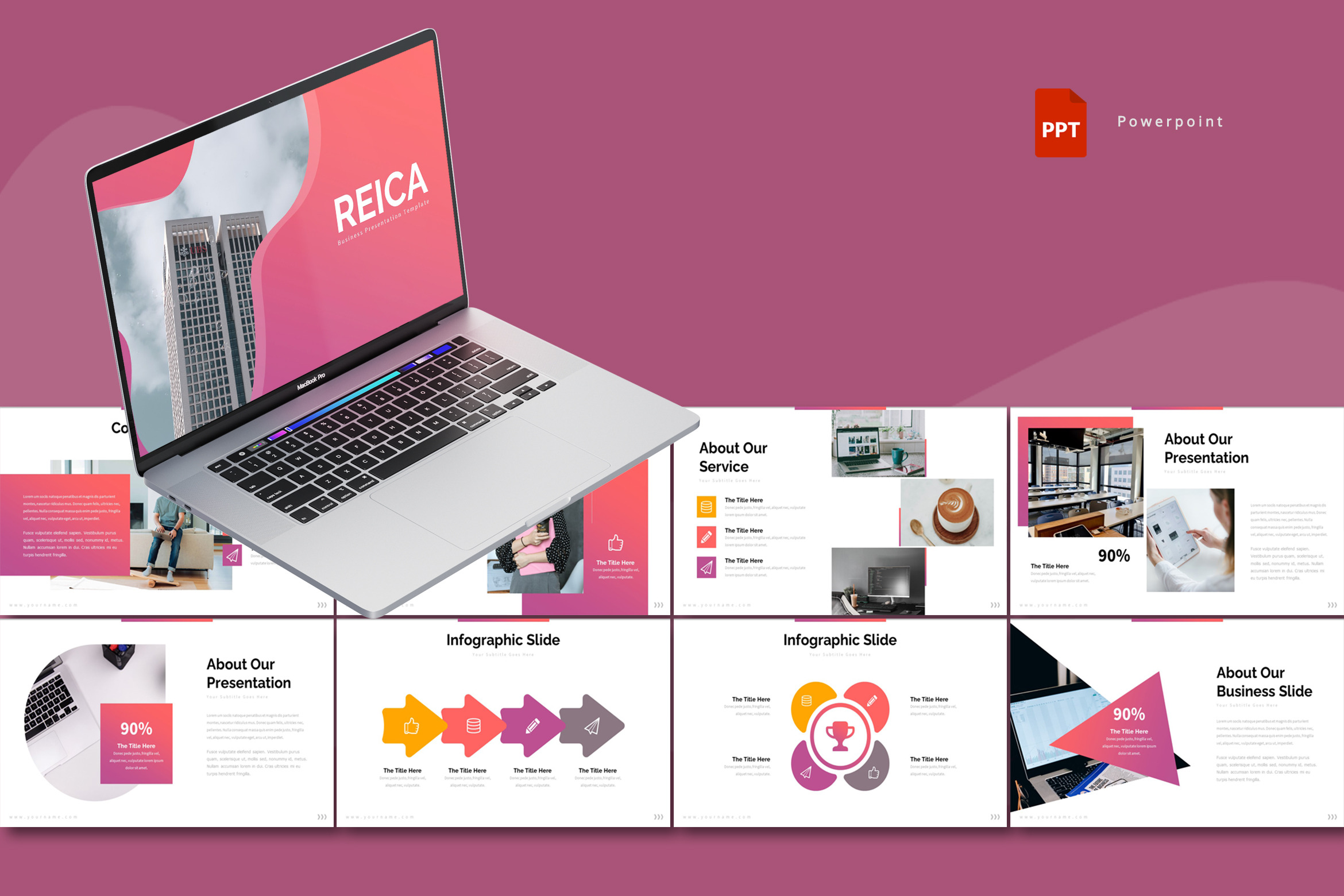Reica - Powerpoint Template | Presentation Templates ~ Creative Market