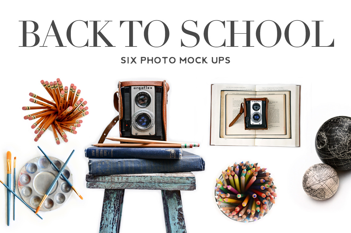 6 Back to School Mockups, a School & Education Photo by Silverbox ...