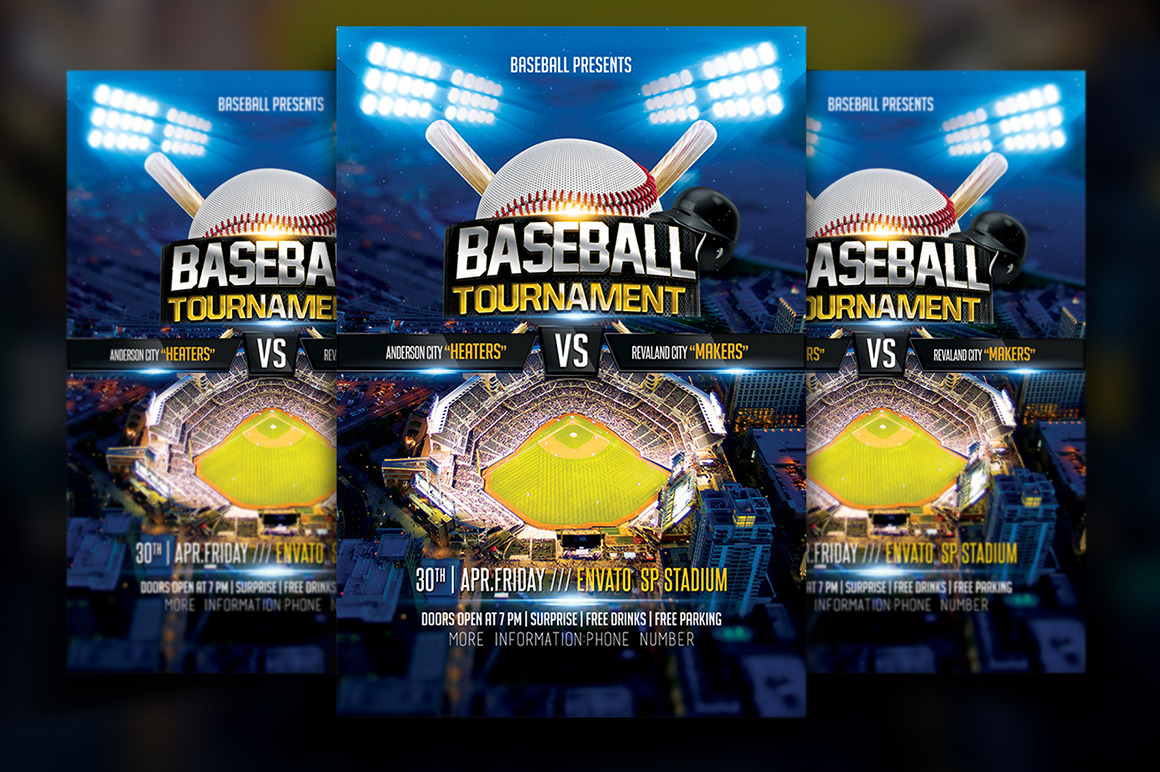 Baseball Flyer, a Flyer Template by Basez Flyers