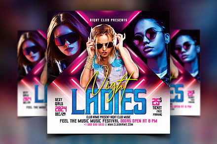 Gentlemen's Club Flyer, a Flyer Template by Creativenauts