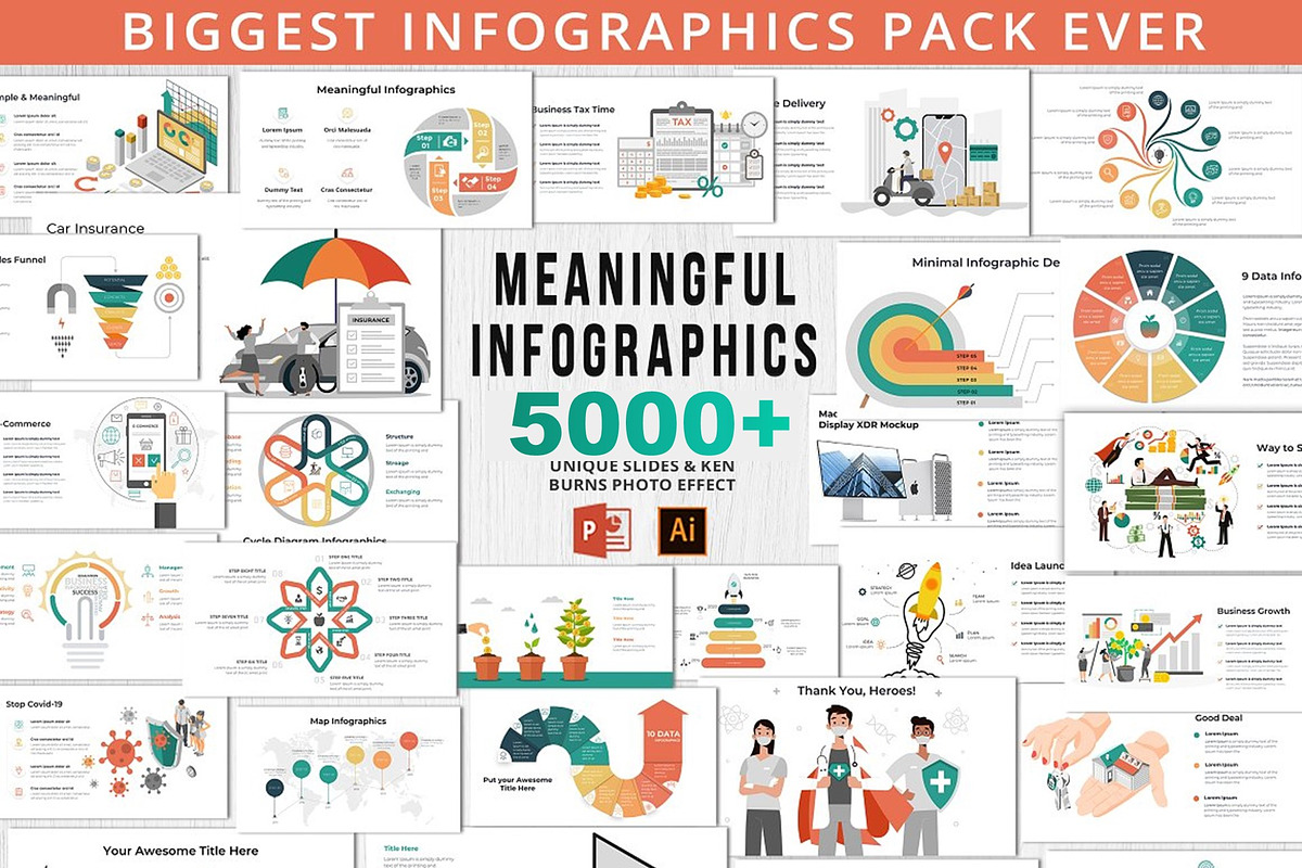 Meaningful Infographics Pack, a Presentation Template by aPresentation