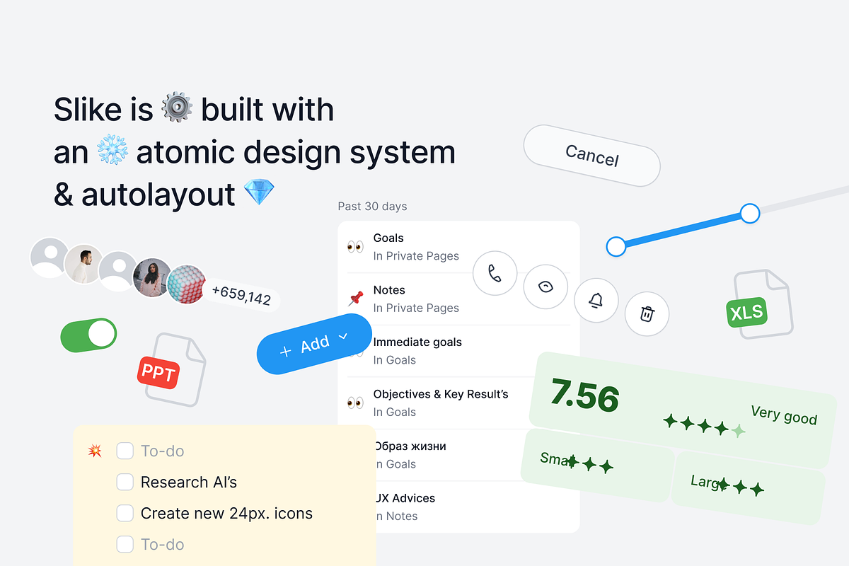 Slike Design System | Figma, an UI Kit Template by Pixel-Perfect