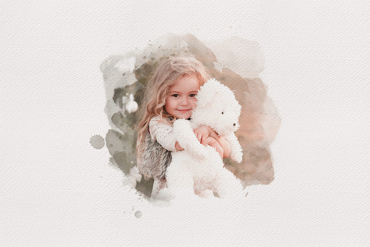 25 Watercolor Masks, a Texture Graphic by HappyNews