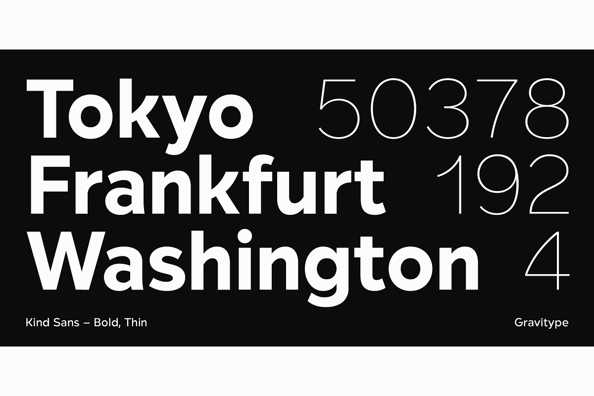 Kind Sans - Humanist Font Family, a Sans Serif Font by Gravitype