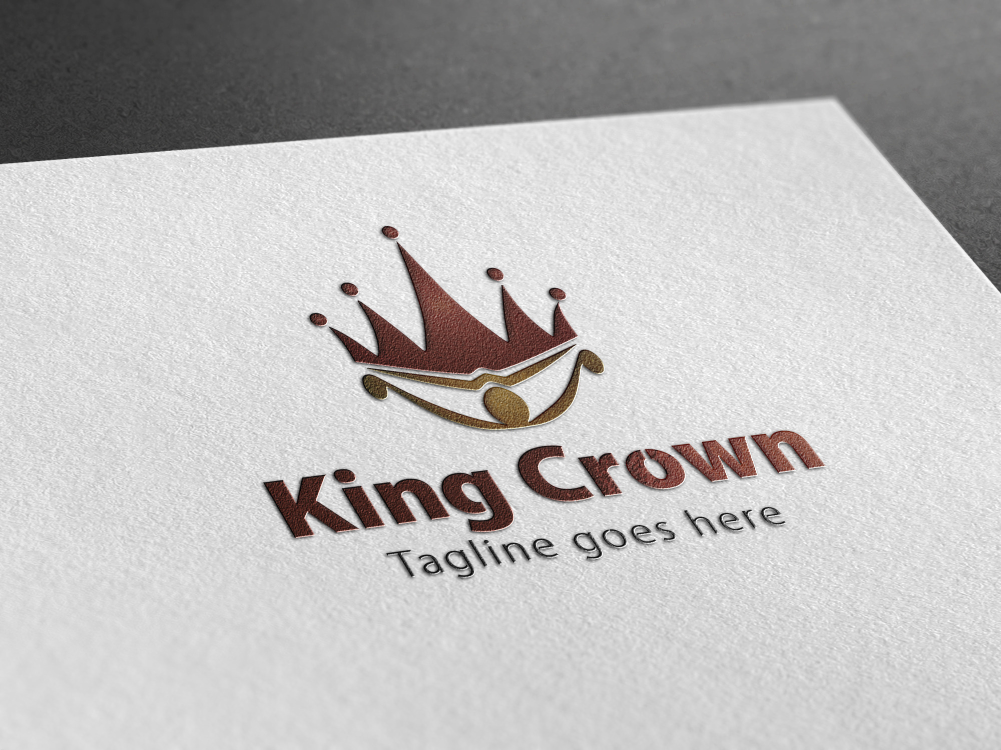 King Crown Logo, a Branding & Logo Template by Creative Dezing ...