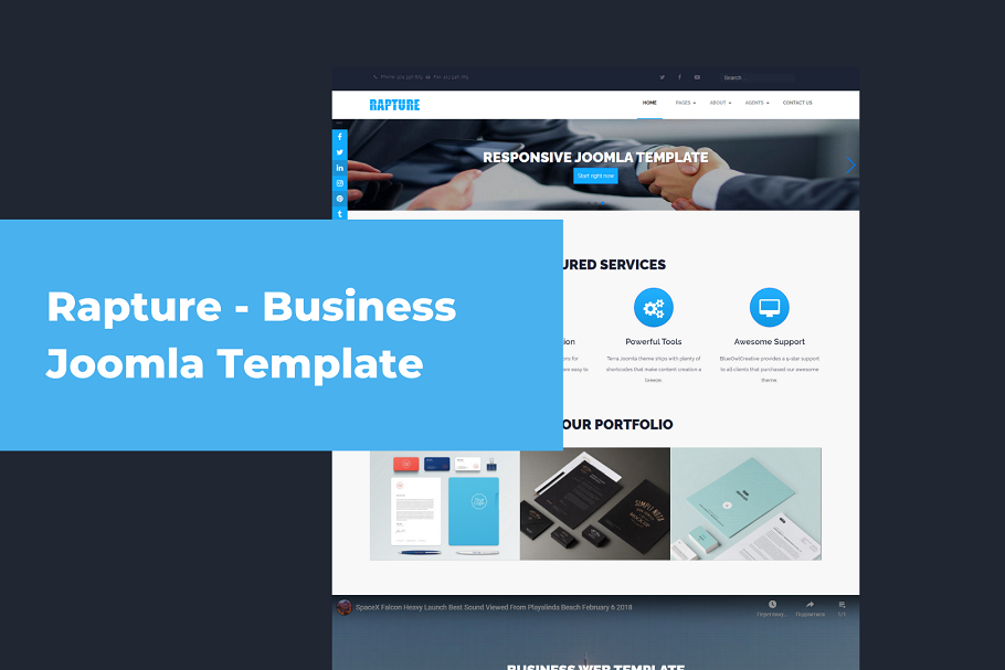 Rapture - Joomla Business Template, a Websites & App Template by Ordasoft