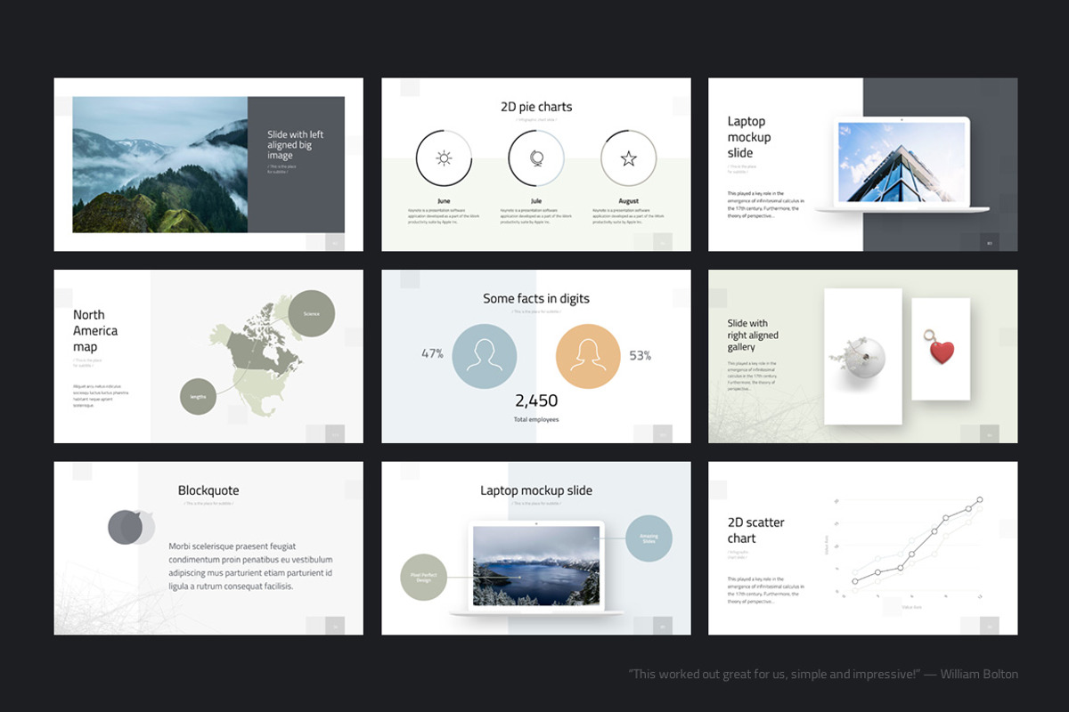 Geometry Google Template, a Presentation Template by Rework