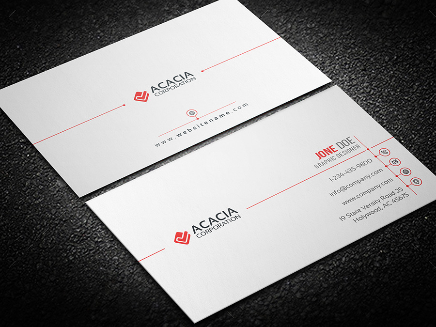 Simple Business Card, a Business Card Template by DesignGhar