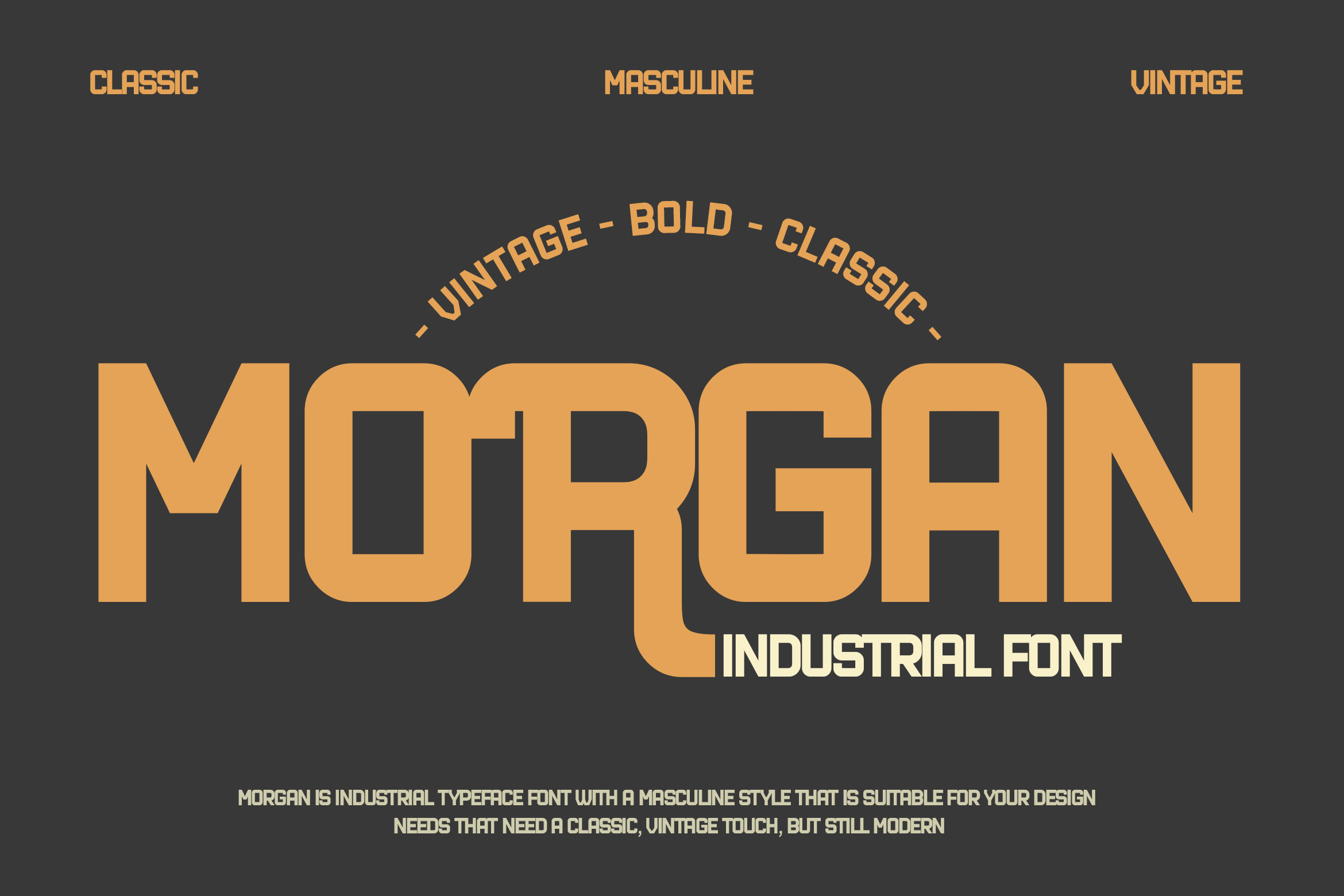 Industrial Font, a Script Font by Graphue