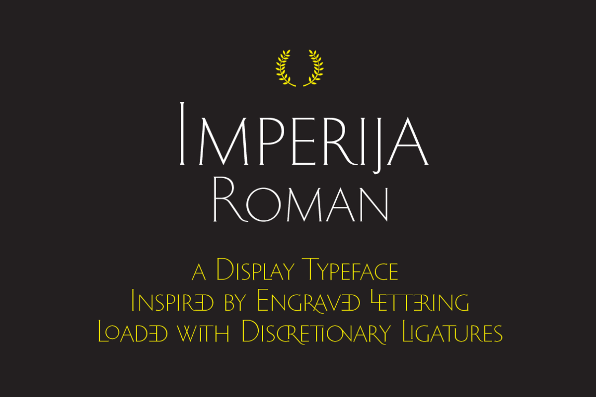 Imperija Roman, a Handwritten Font by LM Type
