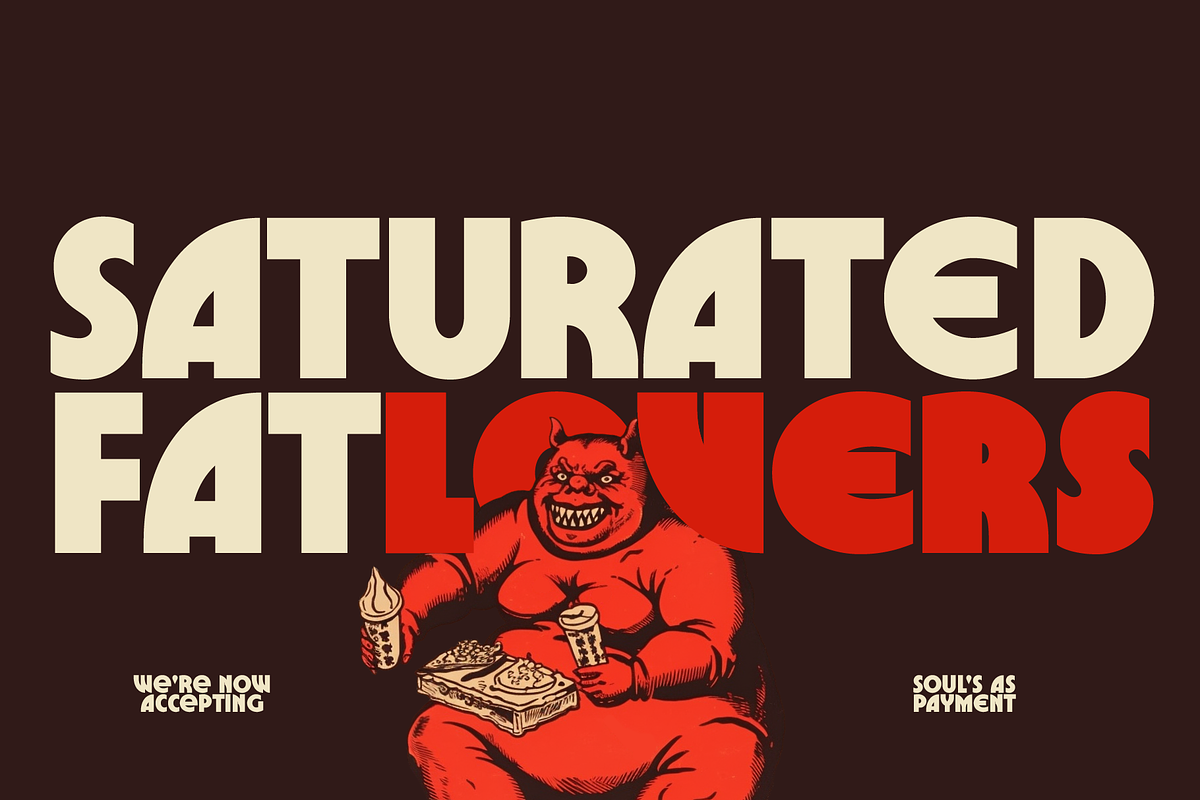 Fat Evil Display Font