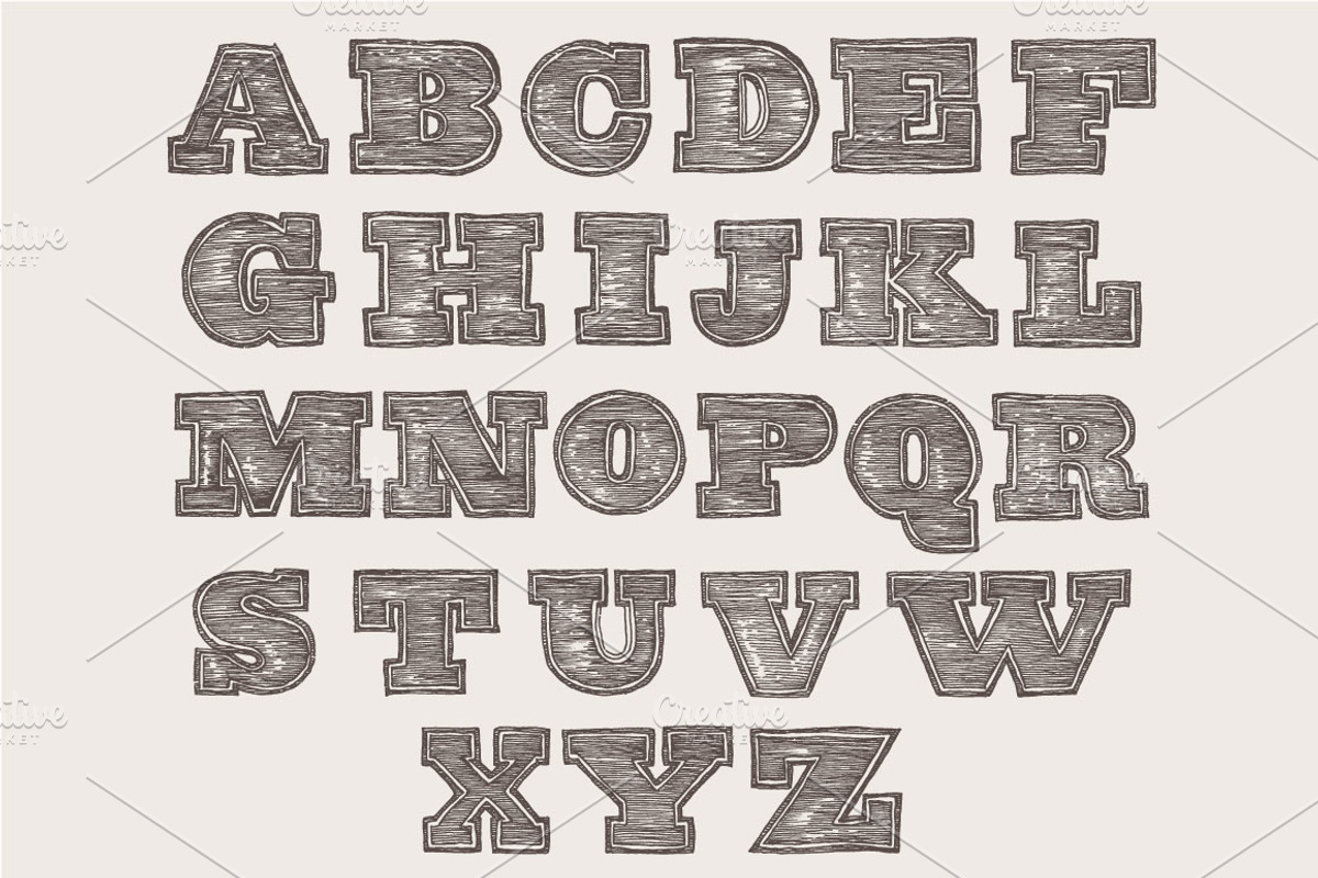 Headline bold serif, wooden texture, a Serif Font by TheMountBirdStudio