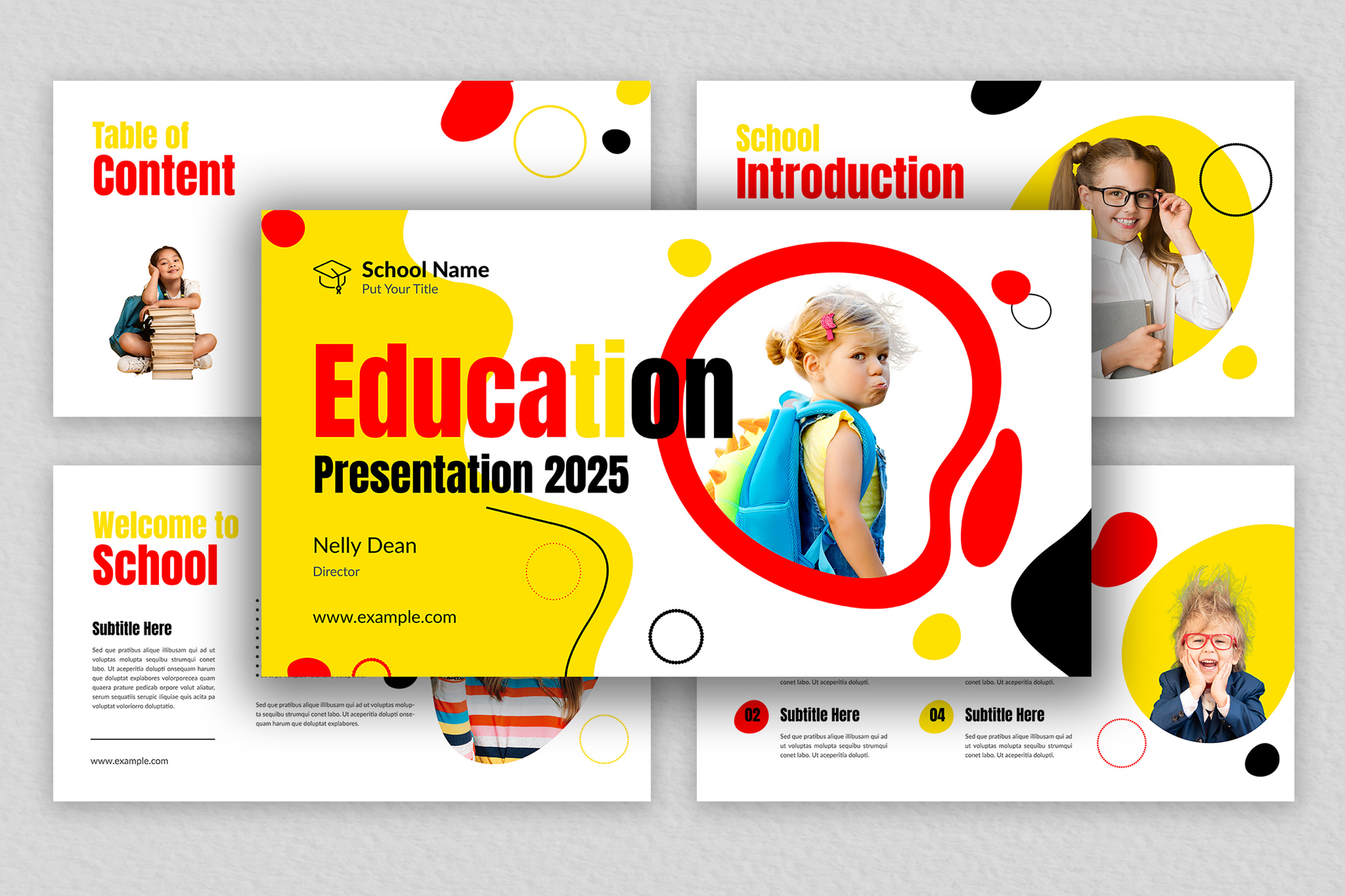School Education Presentation Layout | Creative Market