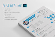 Flat Resume, a Resume Template by Graphicalark