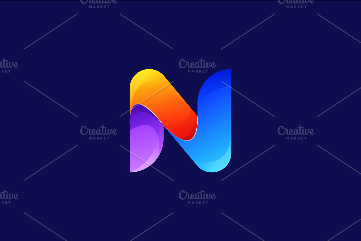 N Mark Logo, a Branding & Logo Template by BlackSweet_Studio | Creative ...