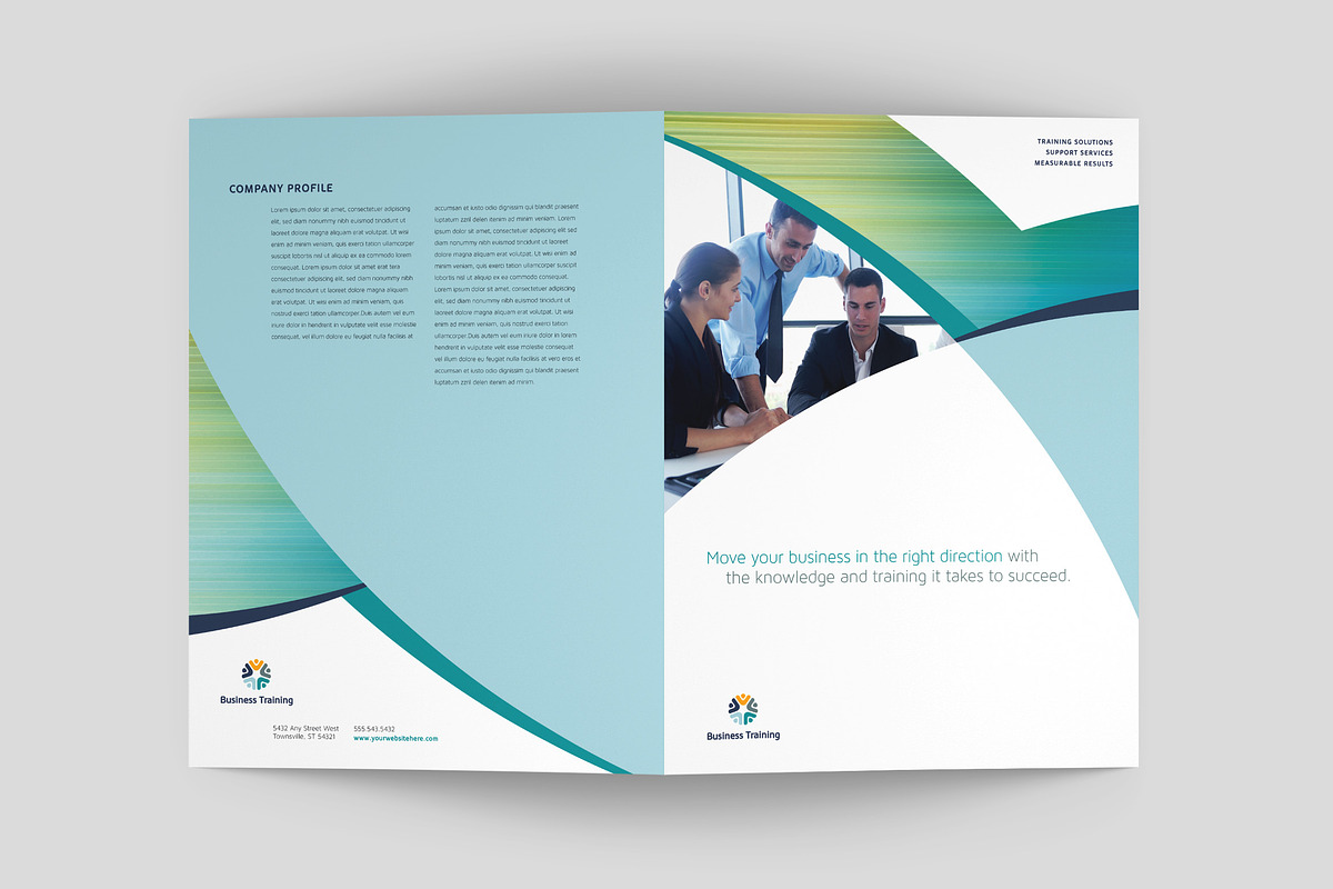 Business Training Brochure Template | Creative Market