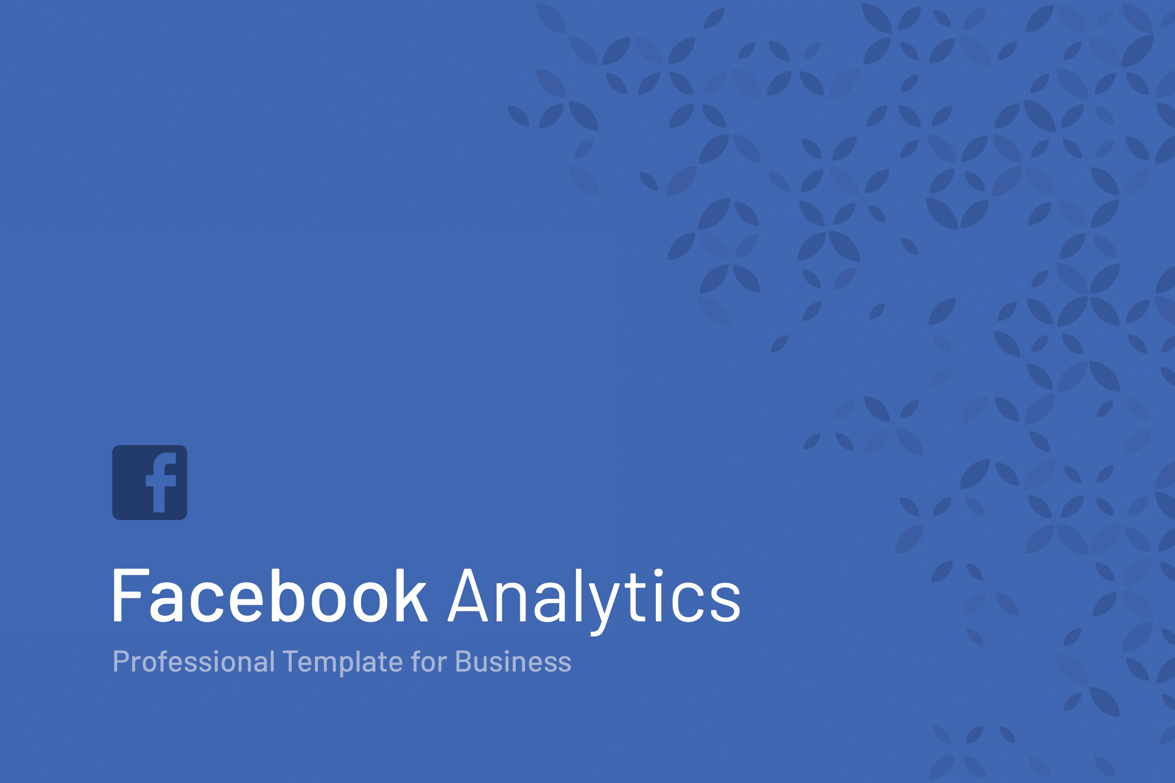 Facebook Analytics for Google Slides, a Presentation Template by HiSlide.io