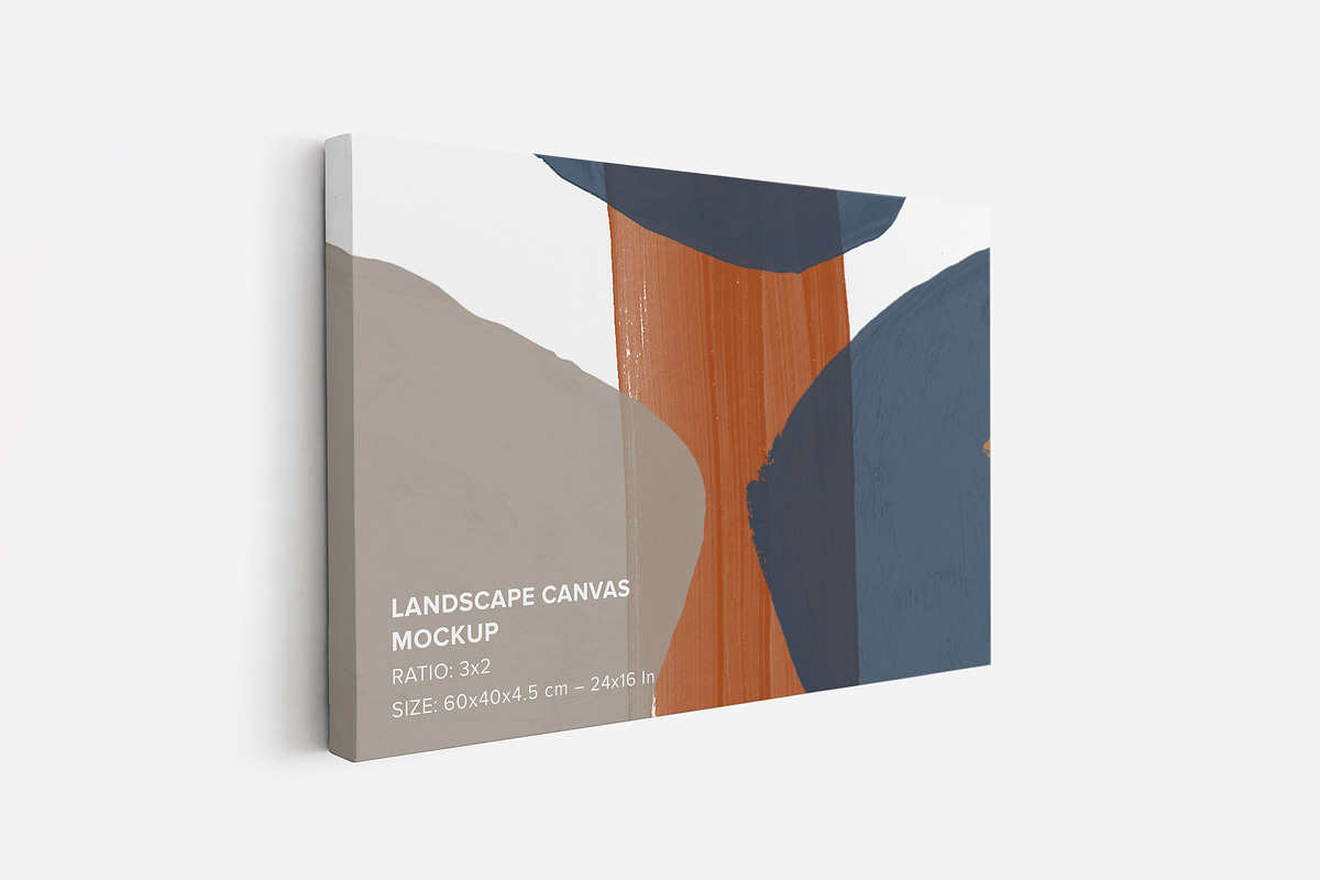 Canvas Ratio 3x2 Mockup Set, a Print Template by Mockups by Carlos Viloria